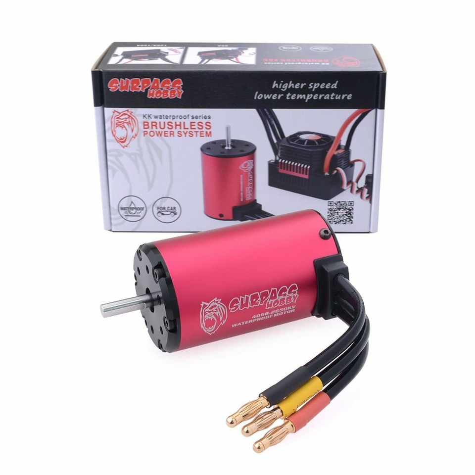 Surpass KK 4068 Waterproof Brushless Motor 2650/2050/1900/1700KV for 1 ...
