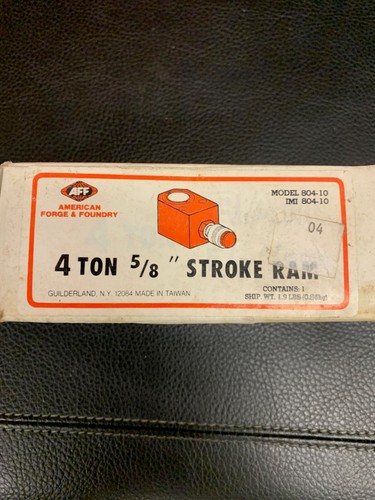 American Forge and Foundry 4 Ton 5/8" Stroke Ram Model 804-10 | eBay
