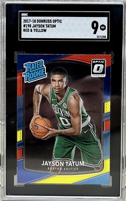 Jayson Tatum (RC) 2017-18 Panini Donruss Optic - Rated Rookie Red ...