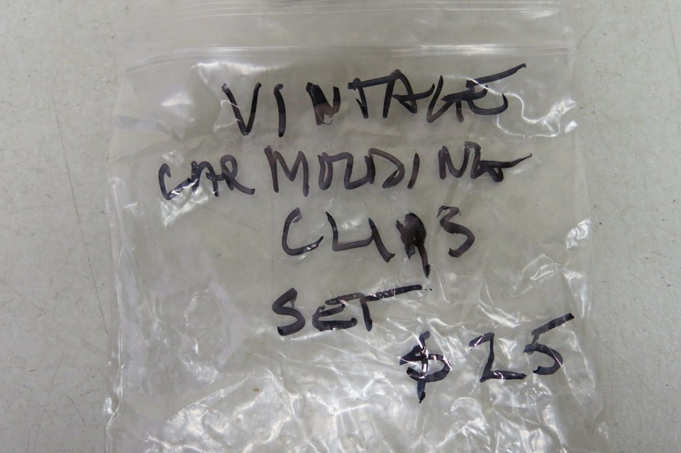 Vintage Car Molding Clips Set Lot | eBay