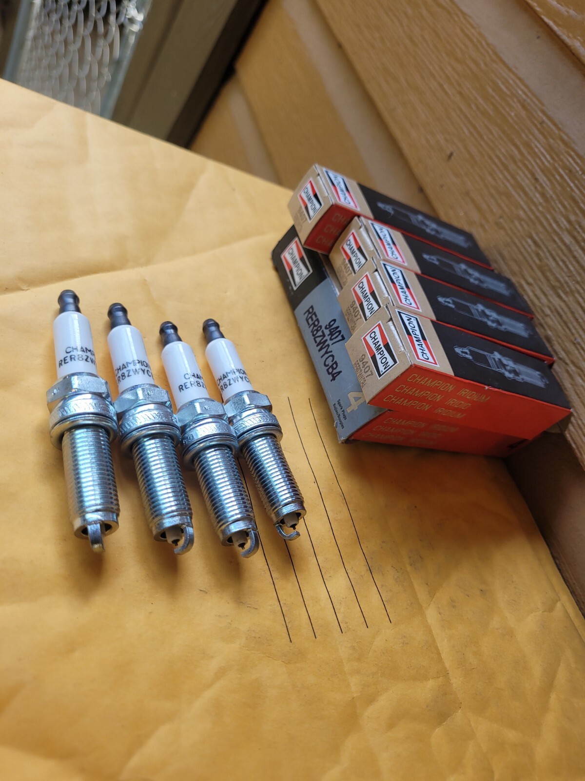 6 Spark Plugs Champion Iridium 9407 ( RER8ZWYCB4 ) for sale online | eBay