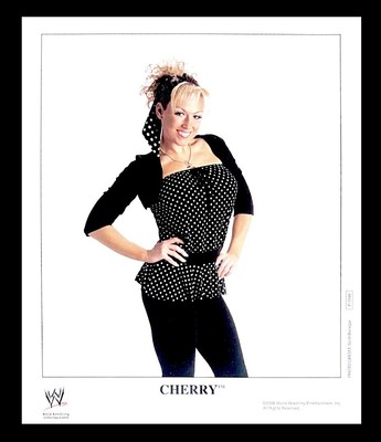 WWE CHERRY P-1199 OFFICIAL LICENSED 8X10 ORIGINAL PROMO PHOTO VERY RARE ...