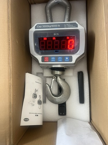 BCS-3000 Brecknell Crane Scale 6000lb X 2lb | eBay