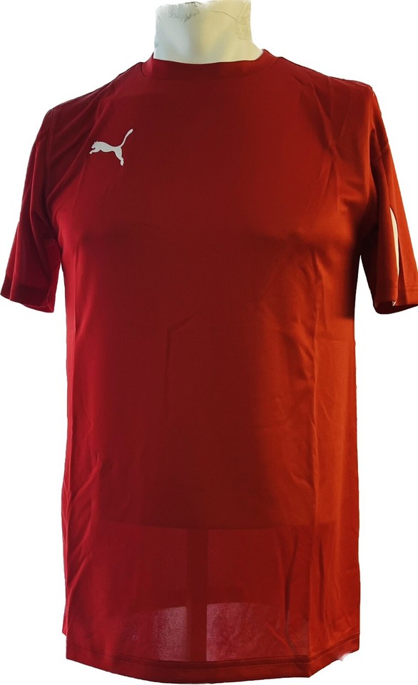 Adult New Puma Team Training, Sports Soccer T-Shirt Jersey Top - Red ...