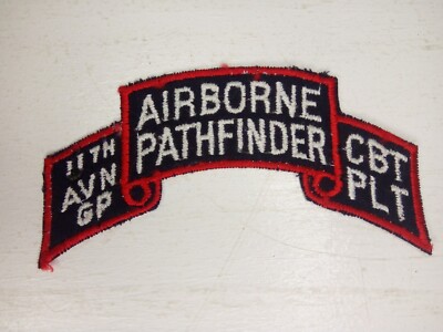 US Army Airborne Pathfinder Air Forces 11th Aviation Group Insignia ...