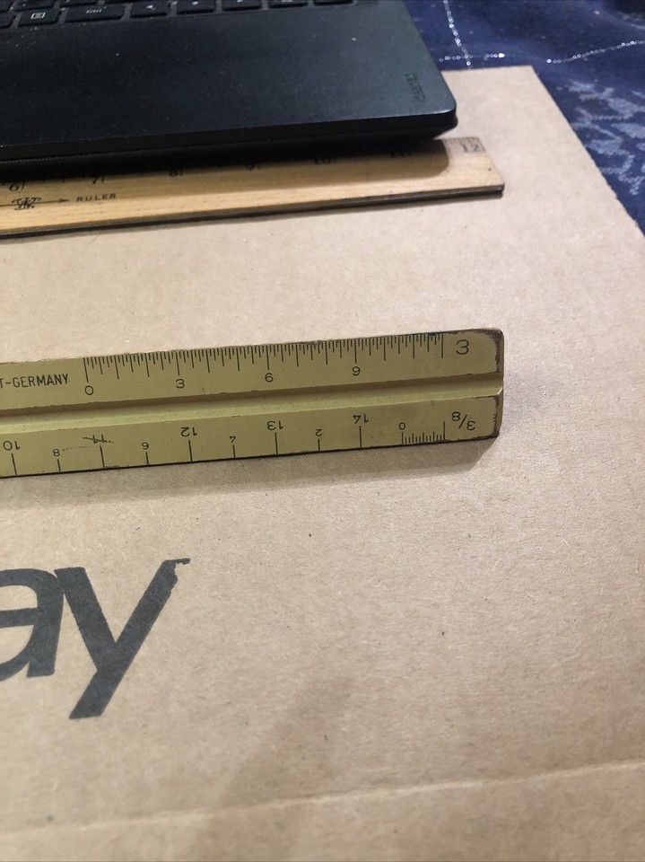 Vintage Pearwood Tacro 4846 U.S. ST'D. Architect Scale Drafting ...