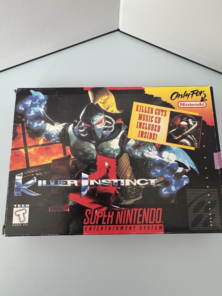 Killer Instinct w/ Killer Cuts CD Super Nintendo SNES CIB Tested ...
