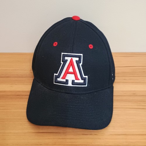 Arizona Wildcats Hat Cap Fitted Size 7-3/8 Blue Red Embroidered NCAA ...