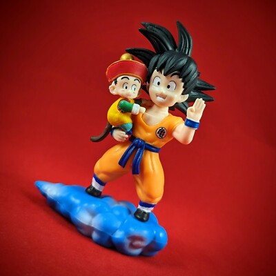 GOKU & GOHAN Dragon Ball Z Figure Statue Anime DBZ Nimbus Saiyan US ...