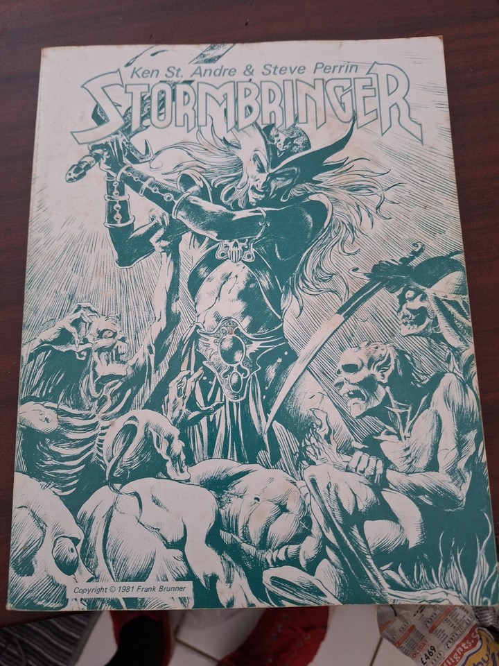 STORMBRINGER MICHAEL MOORCOCK FANTASY ROLE PLAYING GAME VINTAGE BOXSET ...