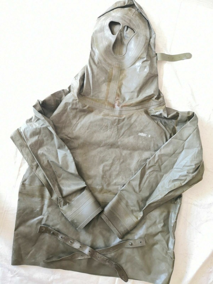 ORIGINAL BUNDESWERH ZODIAK NBC SUIT GERMAN HEAVY DUTY HAZMAT SET WITH ...