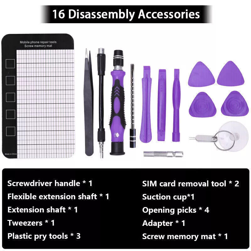 170 in 1 Precision Screwdriver Set Phone PC Computer Electronics Repair ...