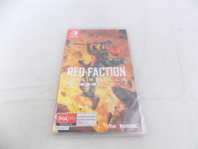 Brand New and Sealed Nintendo Switch Red Faction Guerrilla ReMARSered ...