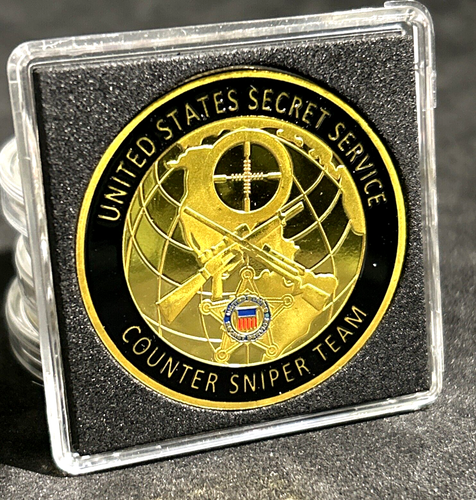 United States SECRET SERVICE-COUNTER SNIPER Team Challenge Coin USSS ...