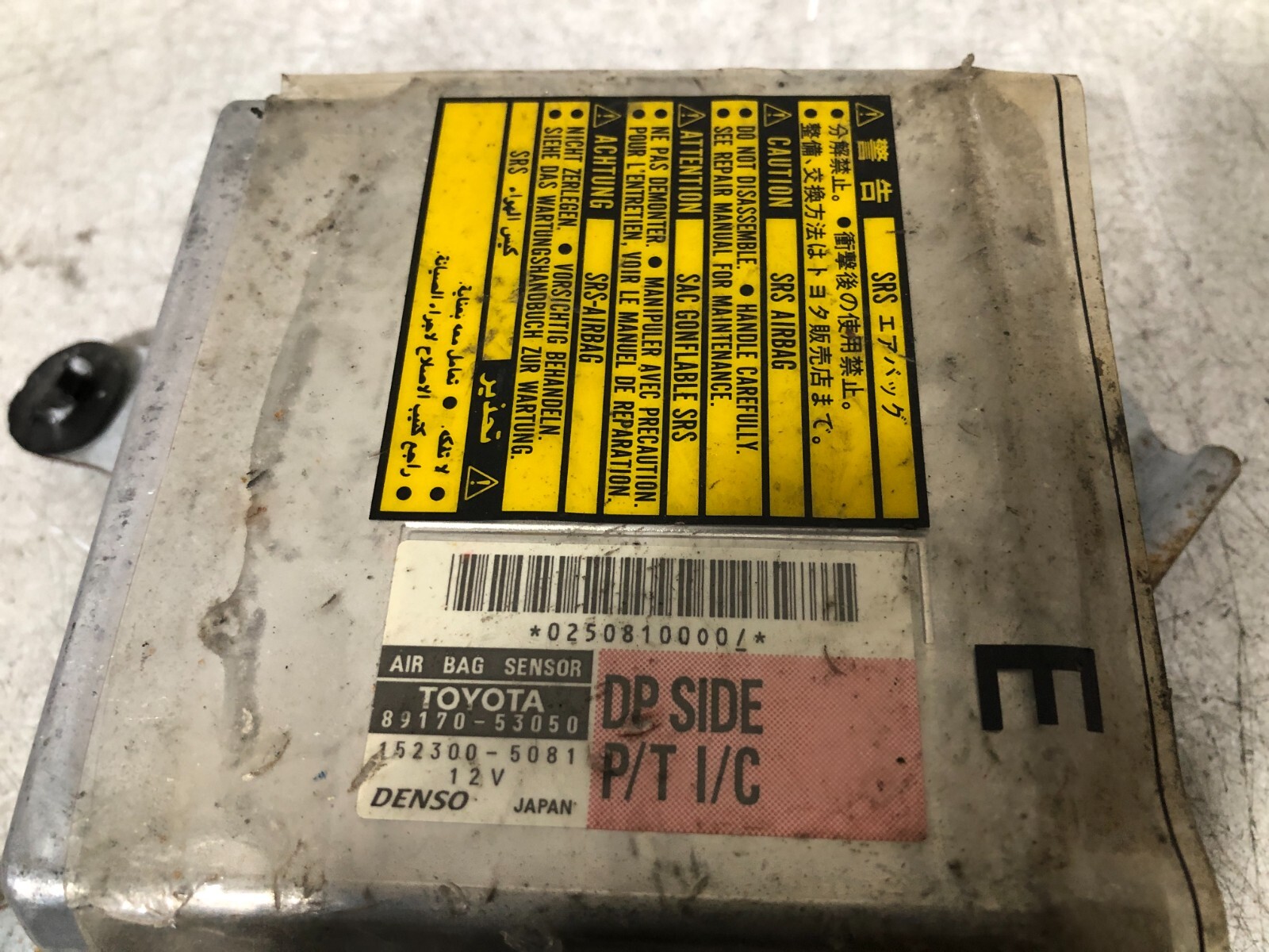 2002-2005 02 Lexus Is300 Air Bag Control Module Unit Airbag OEM for ...