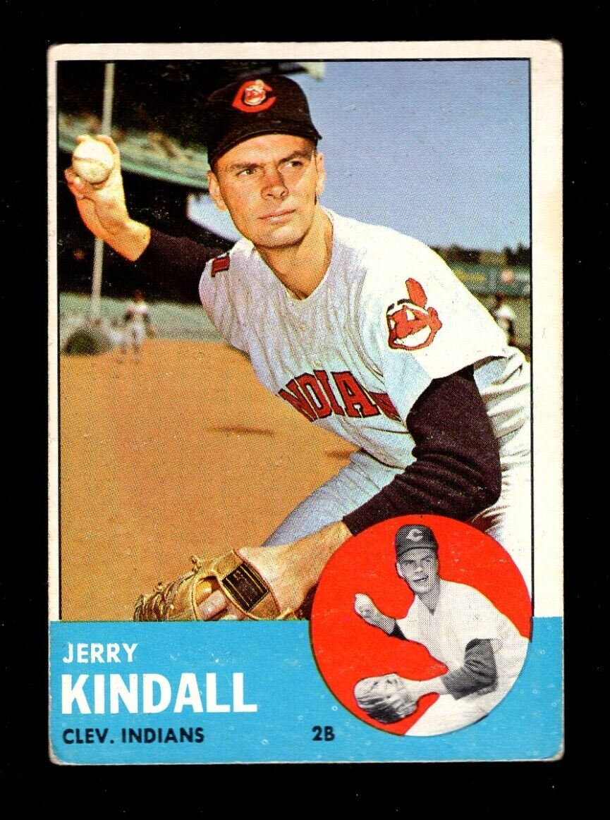 1963 TOPPS #36 JERRY KINDALL INDIANS VG | eBay