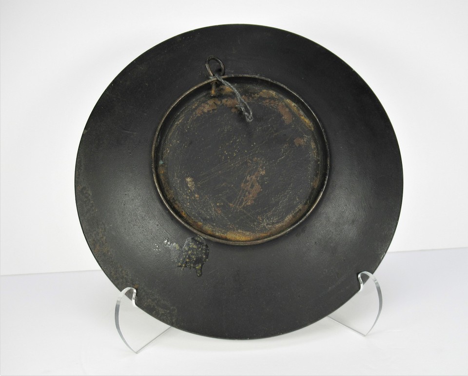 Antique Iron Plate Bronze Finish Roman Scene | eBay