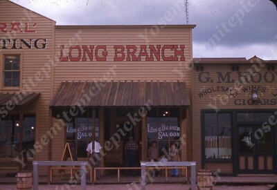sl59 Original slide 1950's Long Branch Saloon western town 193a | eBay