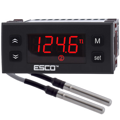 2-Channel Dual Zone Temperature Controller Differential Thermostat 2 ...