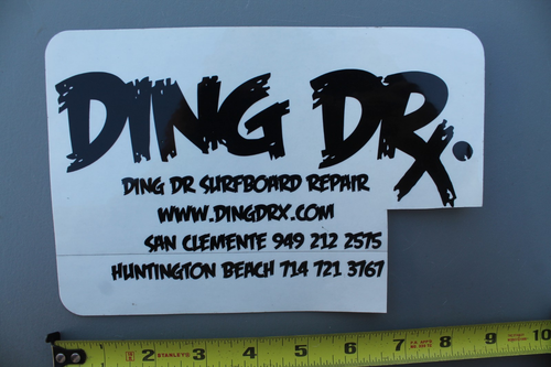 Ding Dr. Doctor Surfboard Repair Clear (Damaged) OG V4A Vintage Surfing ...