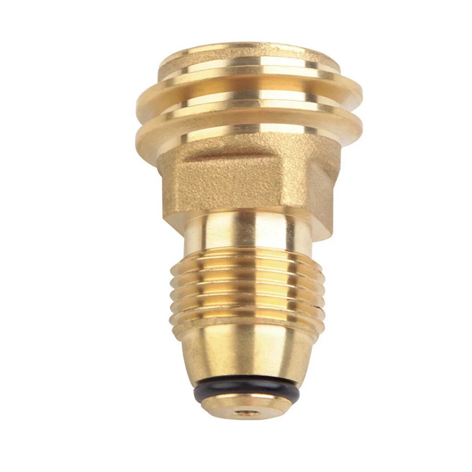 2PCS POL to QCC1 Propane Tank Adapter 100 lbs LP Tank Valve to Type-1 ...