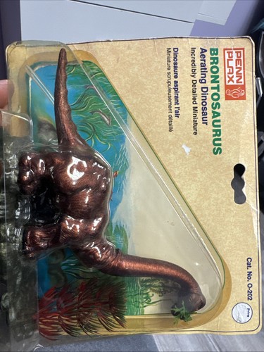 Penn Plax Action Brontosaurus Aquarium Display 1990 New Old Stock | eBay