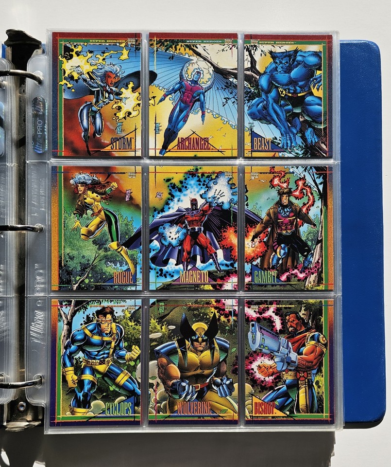 1993 Marvel Universe Series 4 Complete Base Set Cards 1-180 in Binder ...