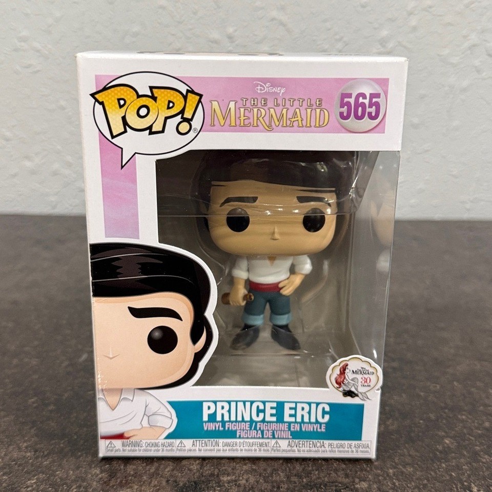Disney The Little Mermaid Chef Louis and Prince Eric Funko Pop Vinyl ...