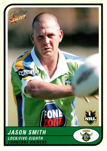 2005 CANBERRA RAIDERS NRL Card JASON SMITH | eBay Australia