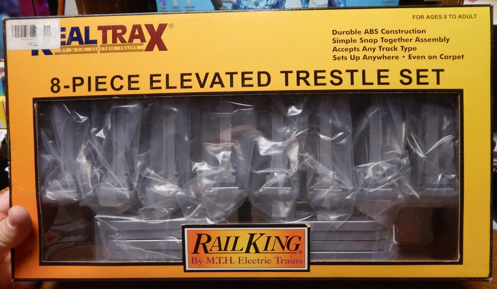 MTH RAIL KING 40-1047 ELEVATED SUBWAY TRESTLE SET NEW IN BOX O SCALE ...