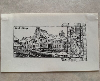 Ex-libris SCHEUERMANN Paul, 50 x 102 par Graeser A. | eBay