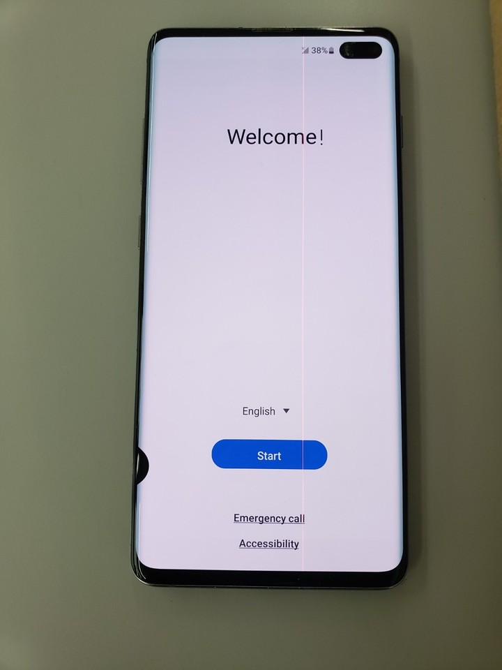 Samsung G975 Galaxy S10 Plus 128GB Unlocked Smartphone LINE SCREEN | eBay