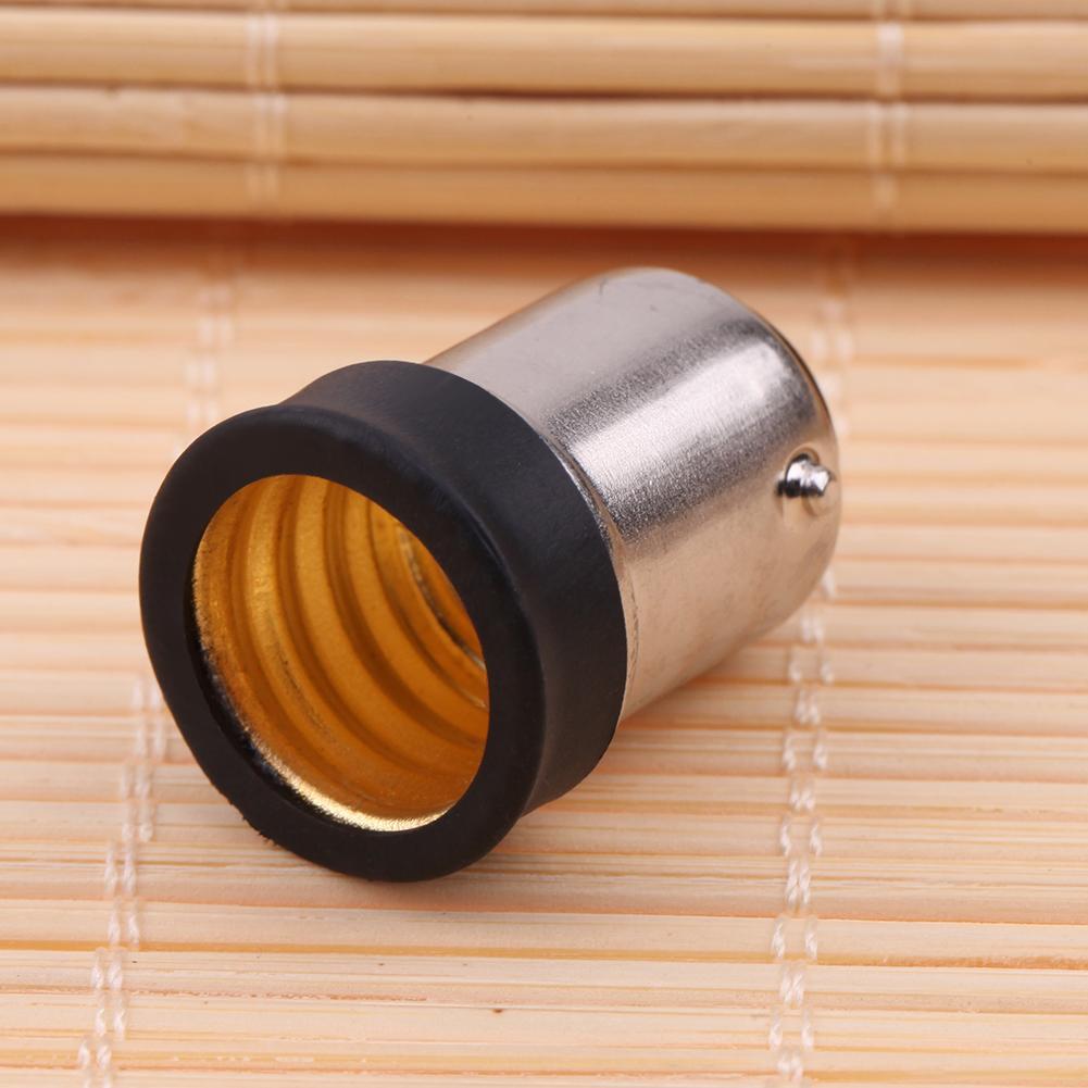 New BA15D to E14 Base LED Light Lamp Bulb Adapter Converter Screw ...