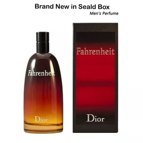 Fahrenheit Eau De Toilette 3.4 oz/100 ml EDT Cologne Spray for Men New ...