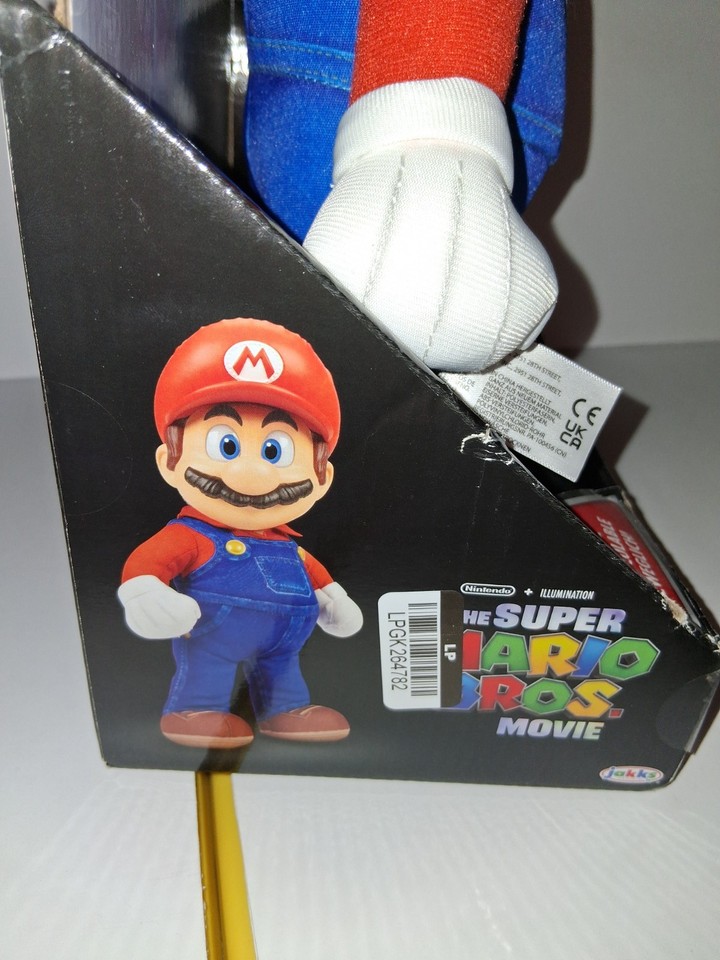 Nintendo The Super Mario Bros Movie Mario 14” 2023 Poseable Plush ...
