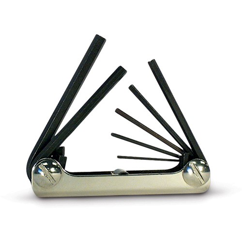 Wright Tool 9E21171 - Metal Fold-Up Hex Key Metric 7 PCS Set- 1.5mm ...