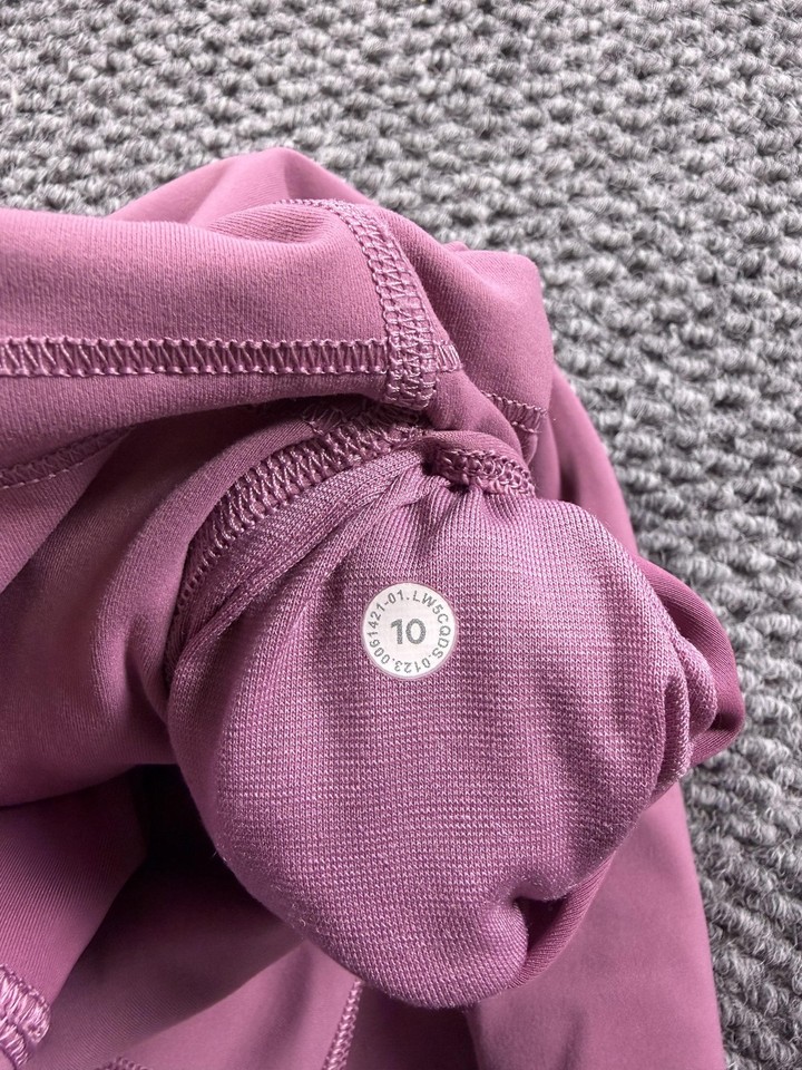 Lululemon Pants Womens 10 Pink Align HR Pant 25 High Rise Yoga Leggings ...