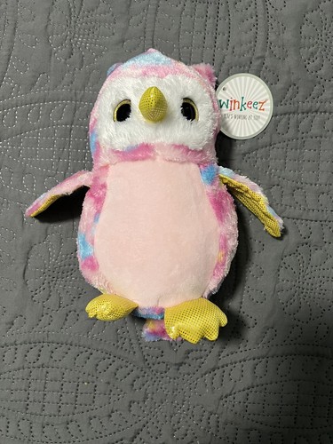 Neu Winkeez Plüschtier Stofftier Spielzeug Eule Pink Tye Dye 8 Zoll ...