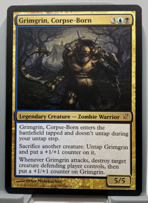 Grimgrin, Corpse-Born - LP - Innistrad - Mythic Zombie Warrior - MTG | eBay