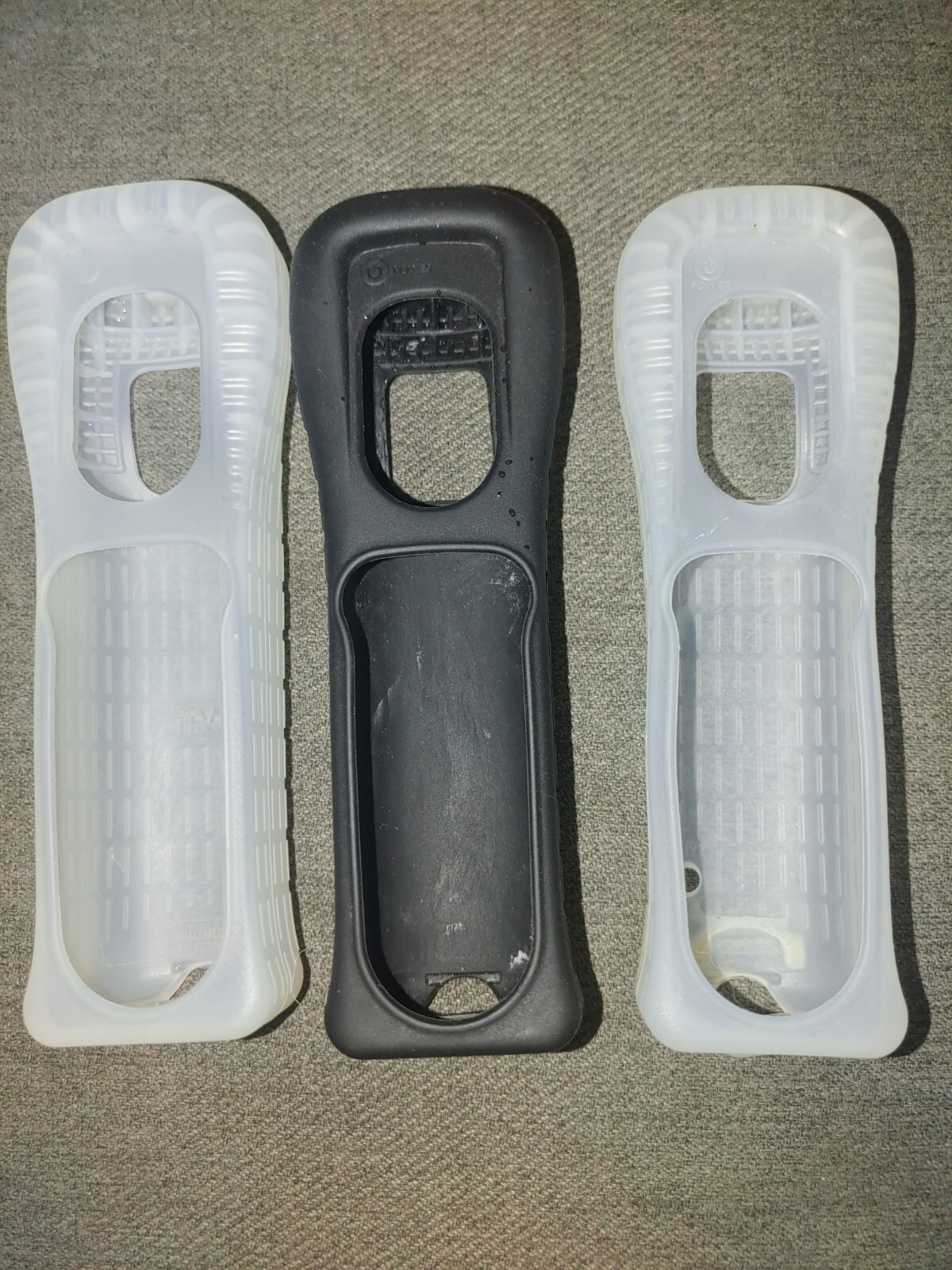 3 Silicone Wii Remote Covers Skins 2 Clear 1 Black | eBay
