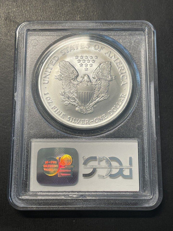 2003 U.S. $1 American Silver Eagle PCGS MS68 ~ Club Edition ~ 1oz ...