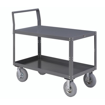 Two Shelf Unassembled Heavy Duty Service Cart 1200 Lb. Capacity 48"L x ...