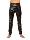 Honour Male PVC Straight Cut Jeans in Classic Black | eBay UK