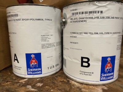 Sherwin Williams MIL-DTL-24441D Formula 152 Epoxy-Polyamide Paint Type ...