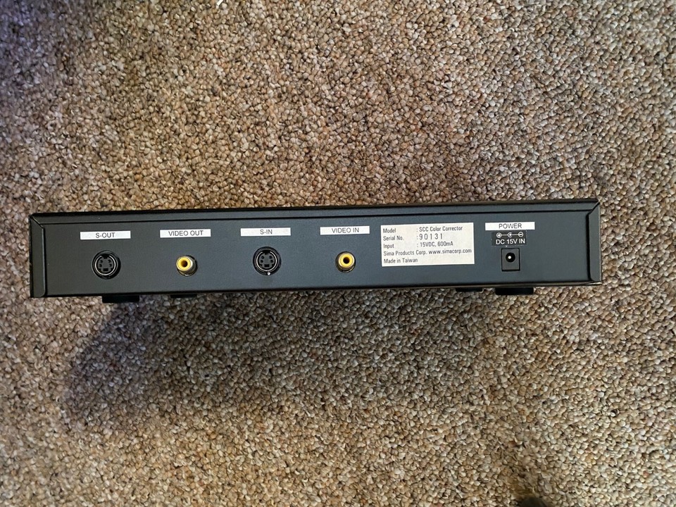 Sima Color Corrector Pro Series Model SCC for S-Video and Composite | eBay