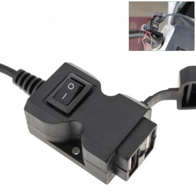 Waterproof Motorbike 12V Dual USB Power Socket Adapter Charger Outlet ...