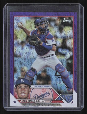 2023 Topps Series 2 Austin Barnes #588 Purple Foilboard /799 Dodgers | eBay