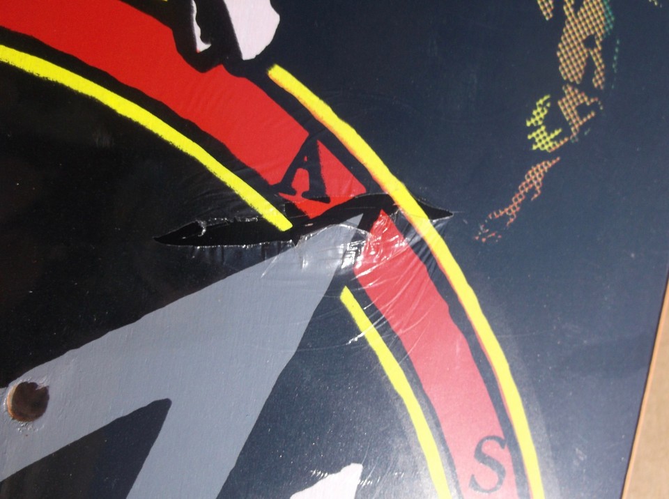 101 NATAS KAUPAS "DEVIL WORSHIP" REISSUE SKATEBOARD DECK SCREEN PRINTED ...