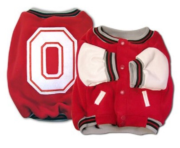 Sporty K9 SK9-489 Design No.2 Ohio State Varsity Dog Jacket, XSmall | eBay