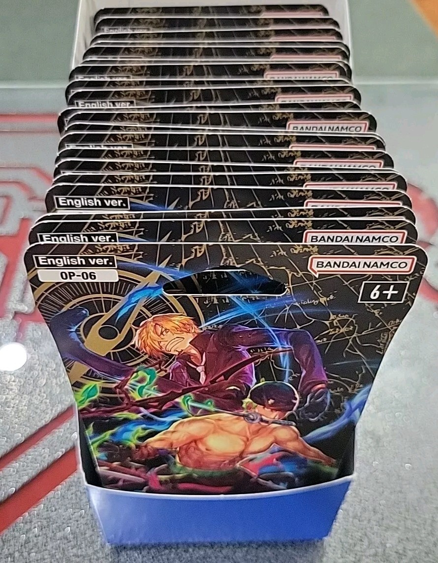 ONE PIECE OP06 WINGS OF THE CAPTAIN SLEEVED BOOSTER BLISTER PACK - LOT ...
